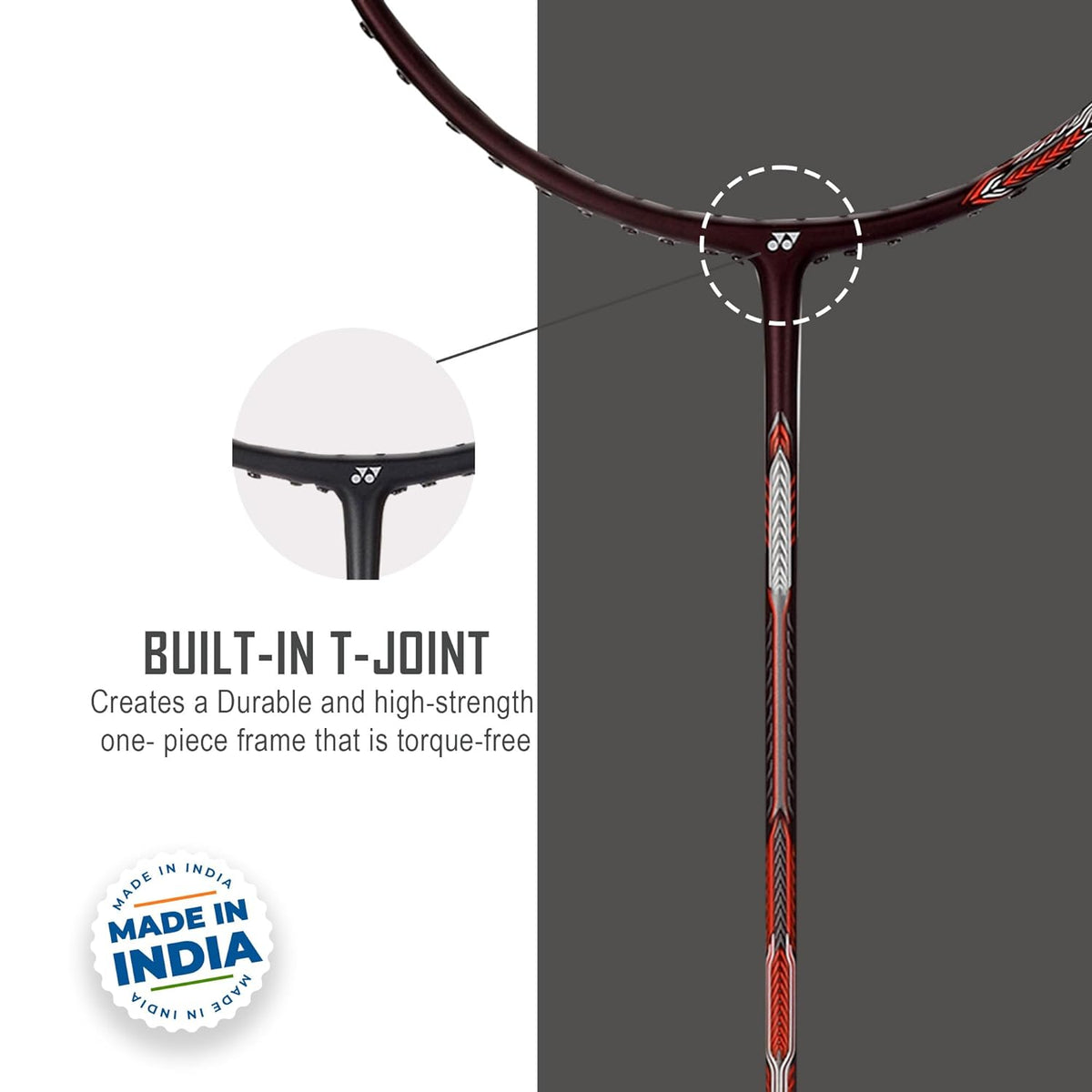 YONEX Astrox Attack 9 Badminton Racket (G4, 4U DARK PURPLE) | sppartos