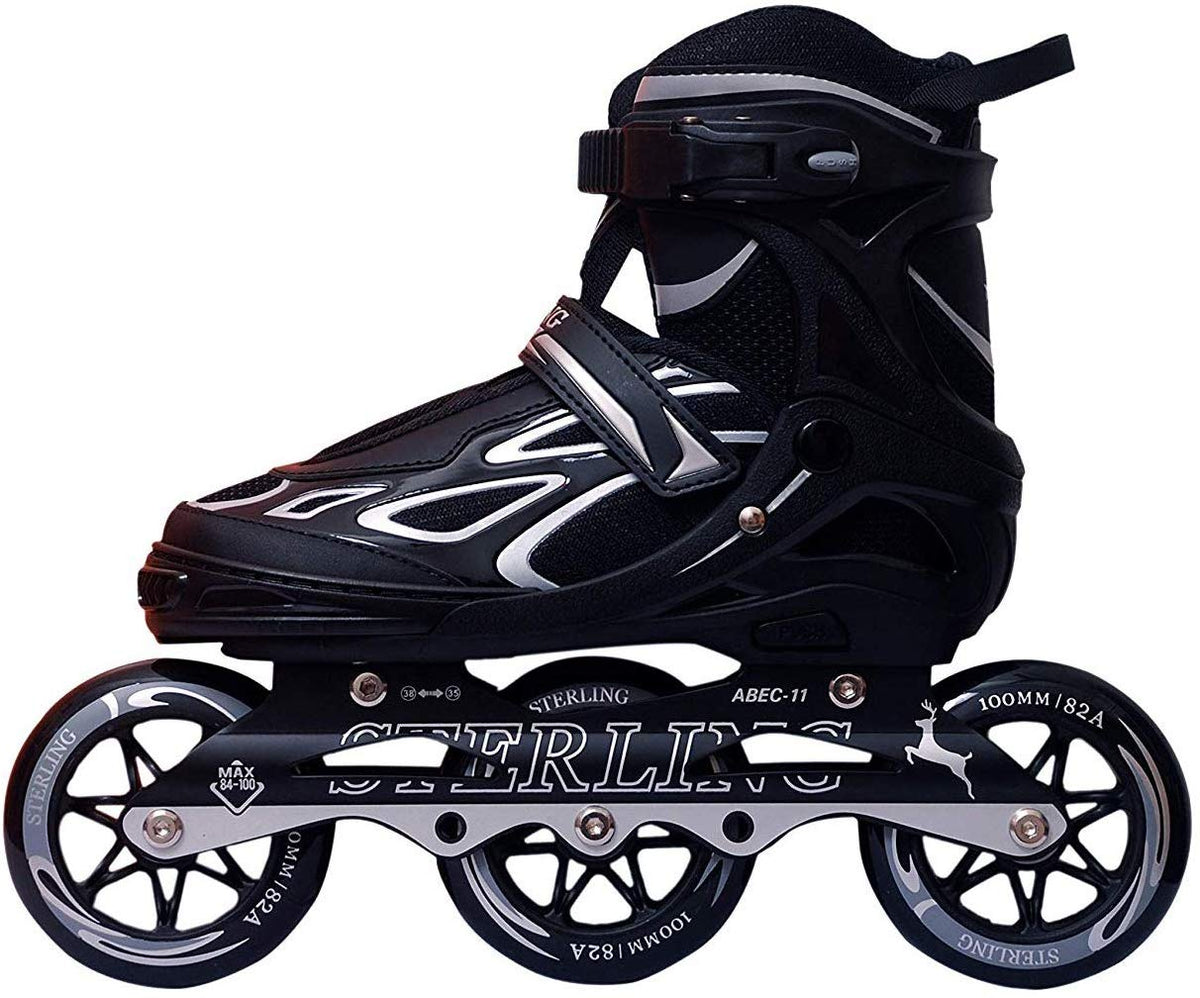 Sterling Adjustable Shield professional Three Wheel In-line Skates ...
