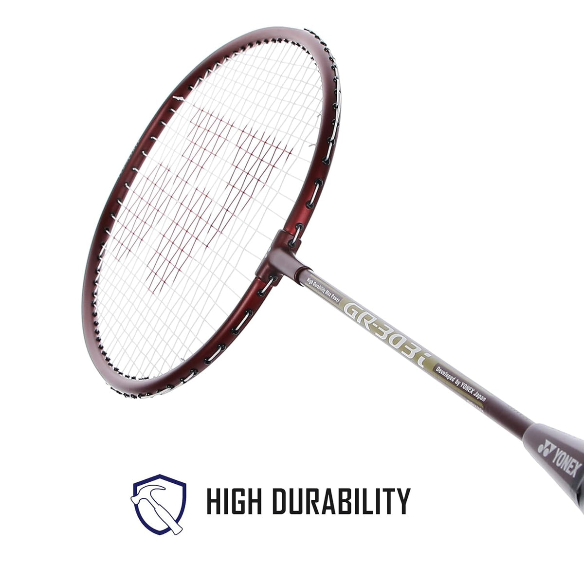 Yonex Badminton Racket GR 303I Dark Red | sppartos
