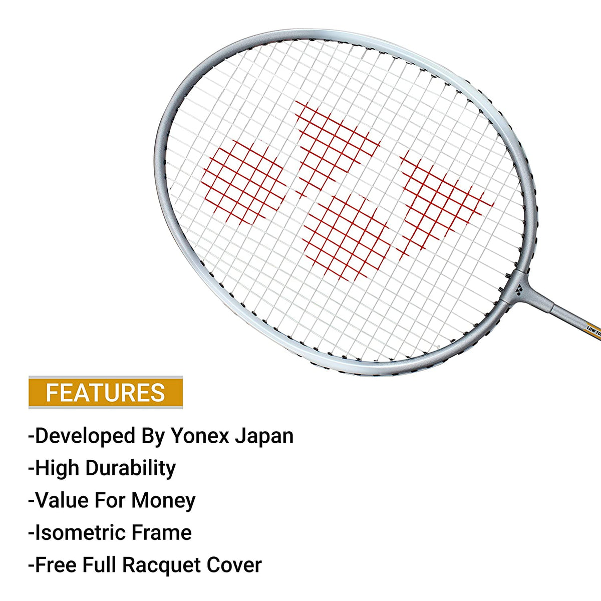 Yonex GR 303i Badminton Racket (color may vary) | sppartos