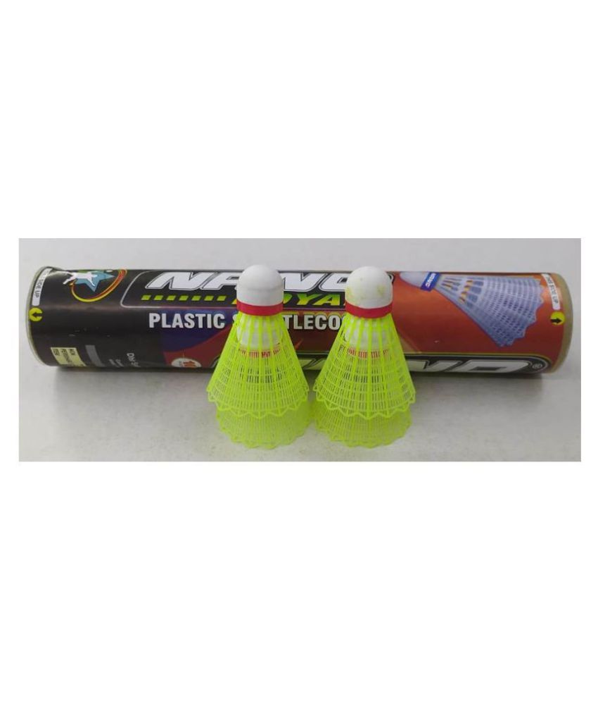 Plastic Badminton Shuttlecock (Pack of 10) | sppartos